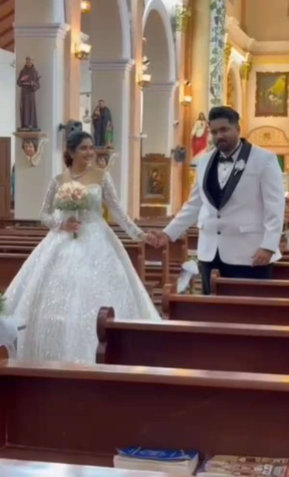 Tharun Sudhir And Sonal Monteiro Chruch Wedding Photos, Tharun Sudhir ...