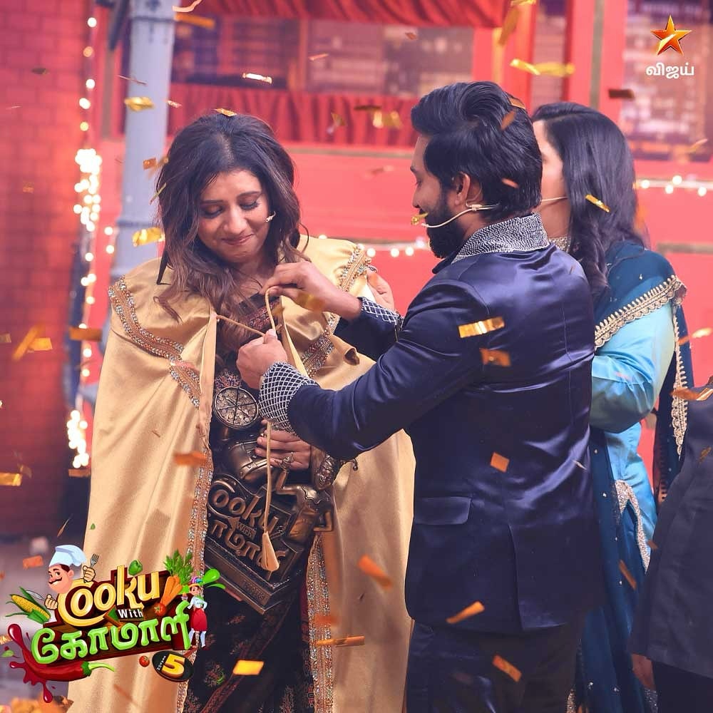 Cooku with Comali Season 5 Winner | Priyanka Deshpande Cooku With ...