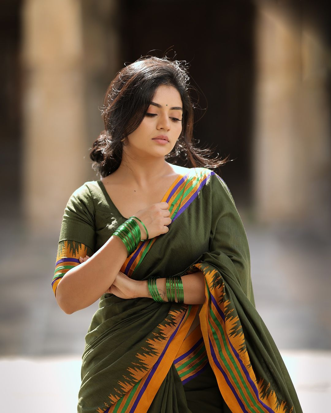 Megha Shetty In Saree Photoshoot | Megha Shetty Images & Photos | Megha ...