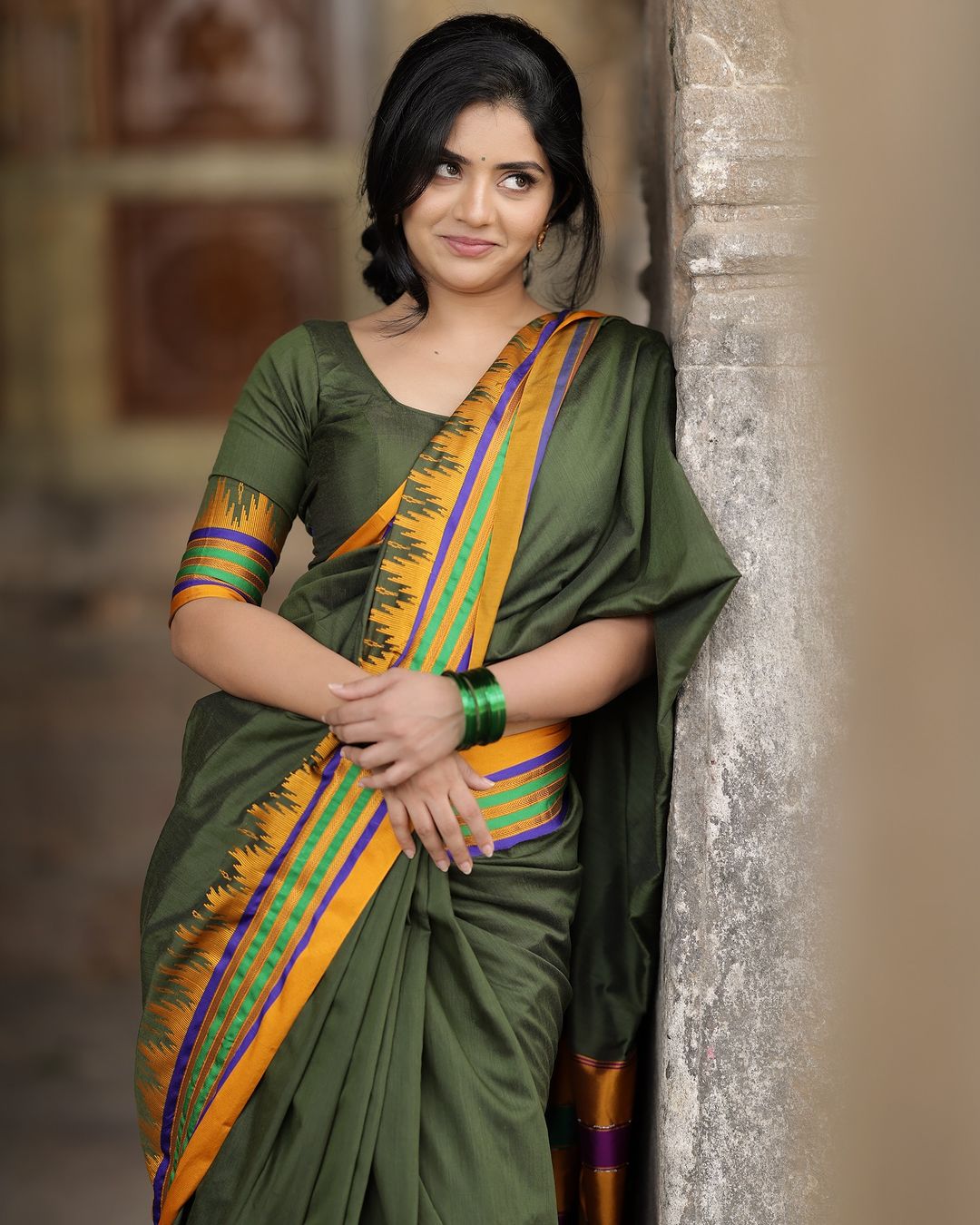 Megha Shetty In Saree Photoshoot | Megha Shetty Images & Photos | Megha ...