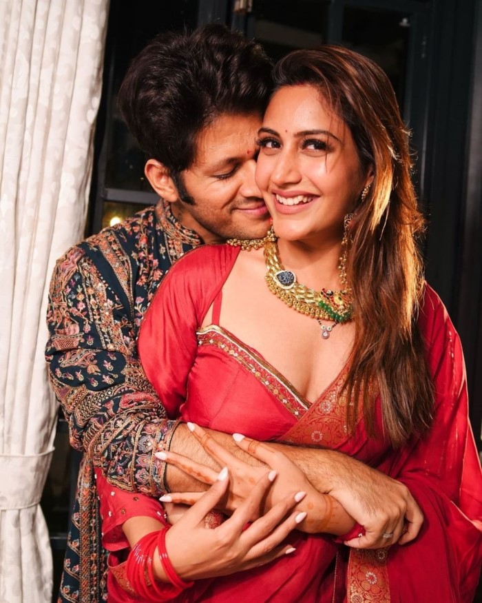 Surbhi Chandna & Karan Sharma Celebrate Their First Karwa Chauth | Surbhi Chandna & Karan Sharma ...