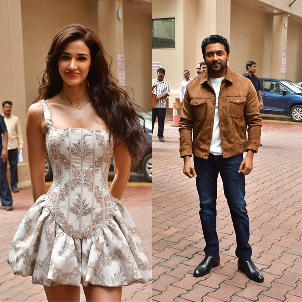 Suriya and Disha Patani Kickstart Promotions for "Kanguva" In Mumbai ...