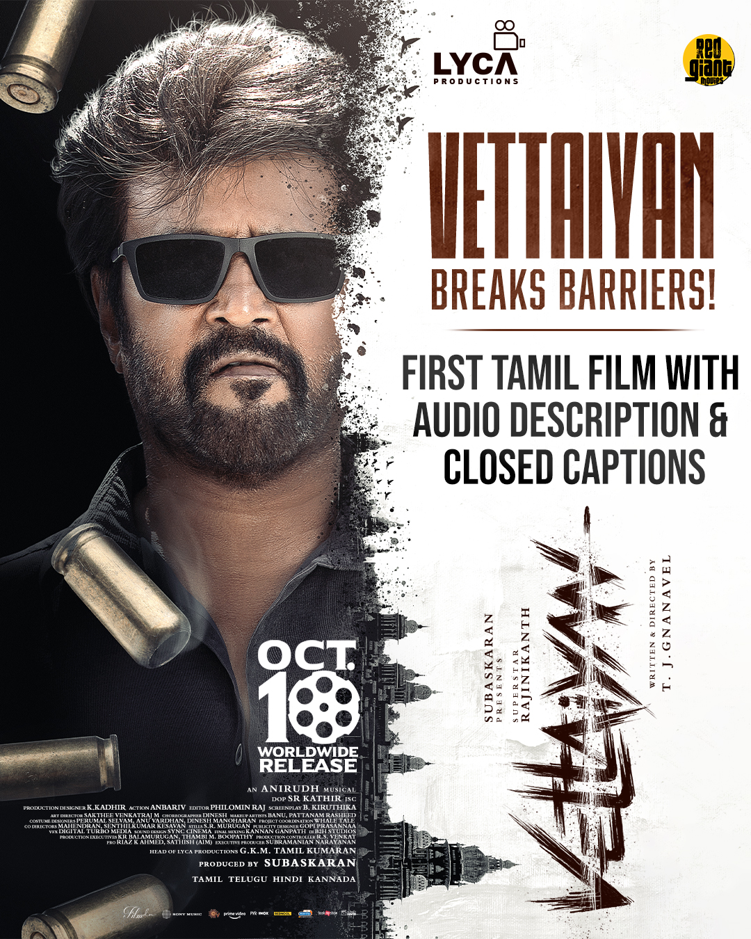 Vettaiyan Movie First Day Box Office Collection Prediction| Vettaiyan ...