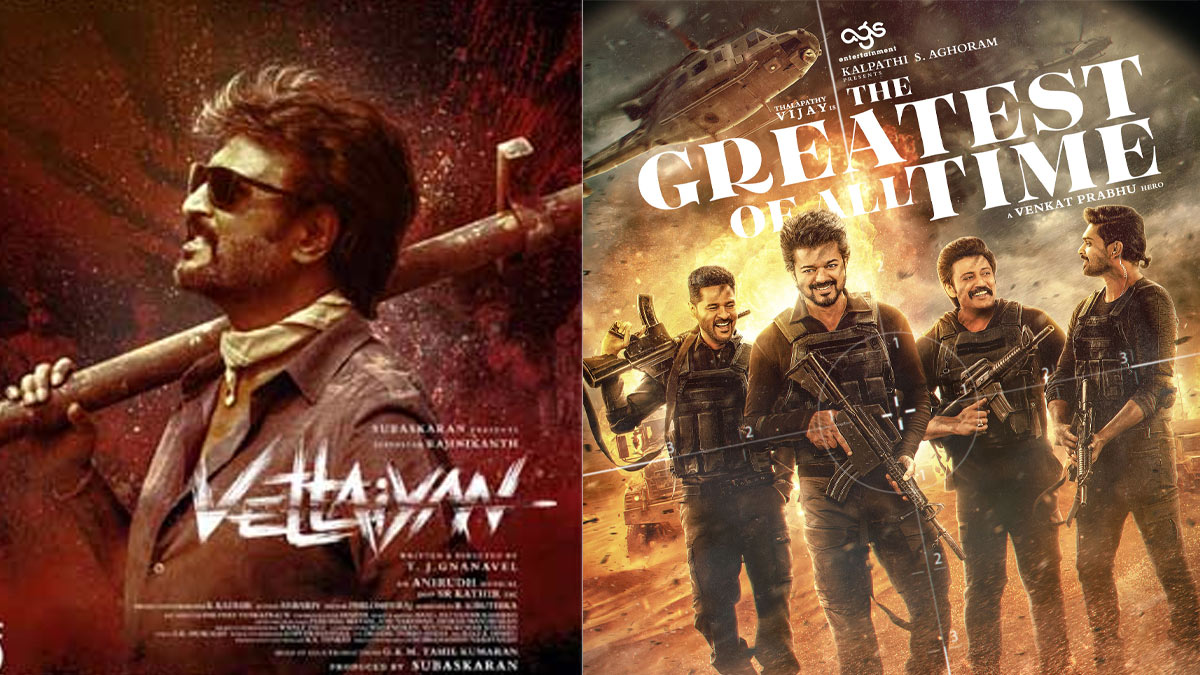 Vettaiyan vs. Vijay's GOAT: First Day Box Office Collection Comparison ...