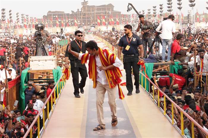 Vijay Thalapathy's First Political Speech and Mega Rally in Tamil Nadu ...