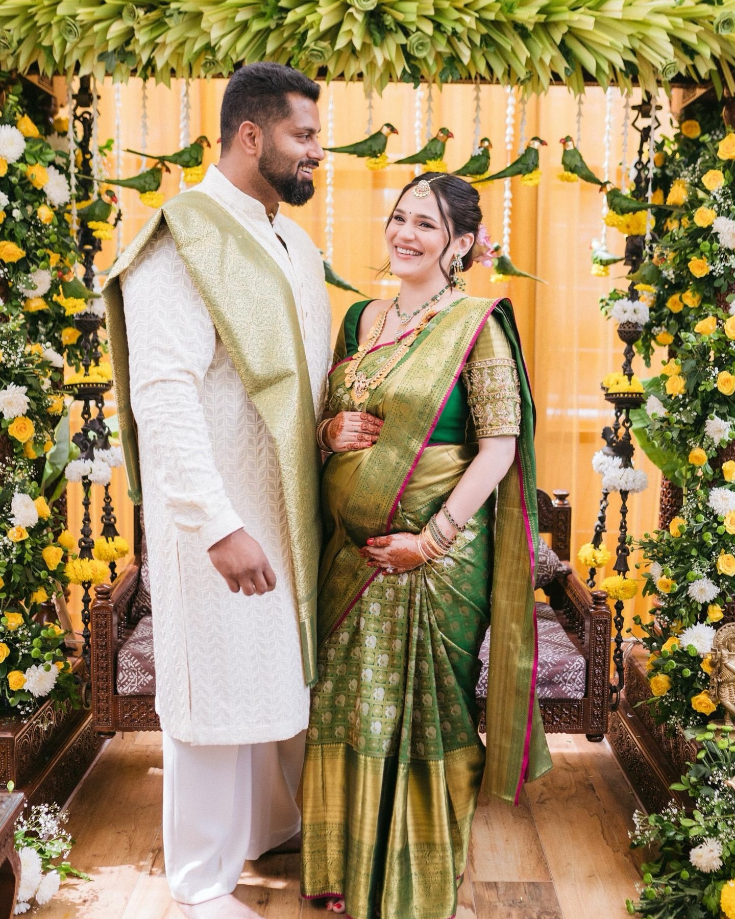 Abhishek Ambareesh and Aviva Biddappa Blessed With A Baby Boy - Filmibeat