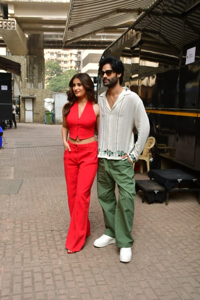 Aman Devgn And Rasha Thadani Kick Off Azaad Promotions In Mumbai ...
