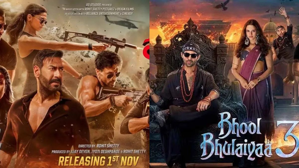 Bhool Bhulaiyaa 3 Vs Singham Again Box Office Collection: Who's Leading ...