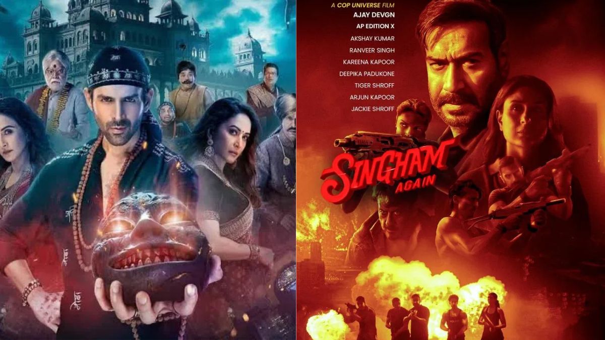 Bhool Bhulaiyaa 3 Vs Singham Again Box Office Collection: Who's Leading ...