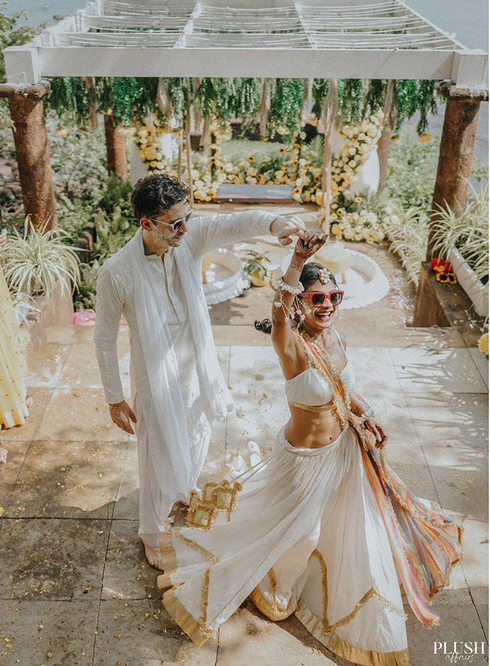 Bigg Boss Fame Sreejita De And Michael Blohm-Pape Haldi Ceremony ...