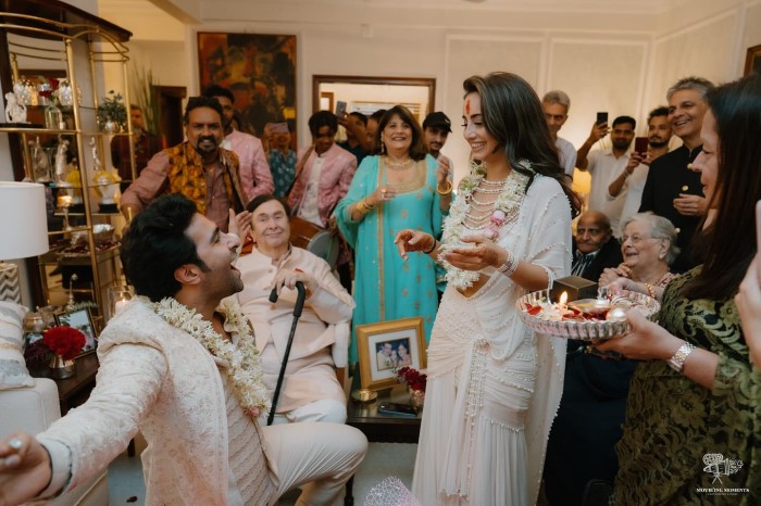 Inside Aadar Jain and Alekha Advani's Magical Engagement Ceremony ...