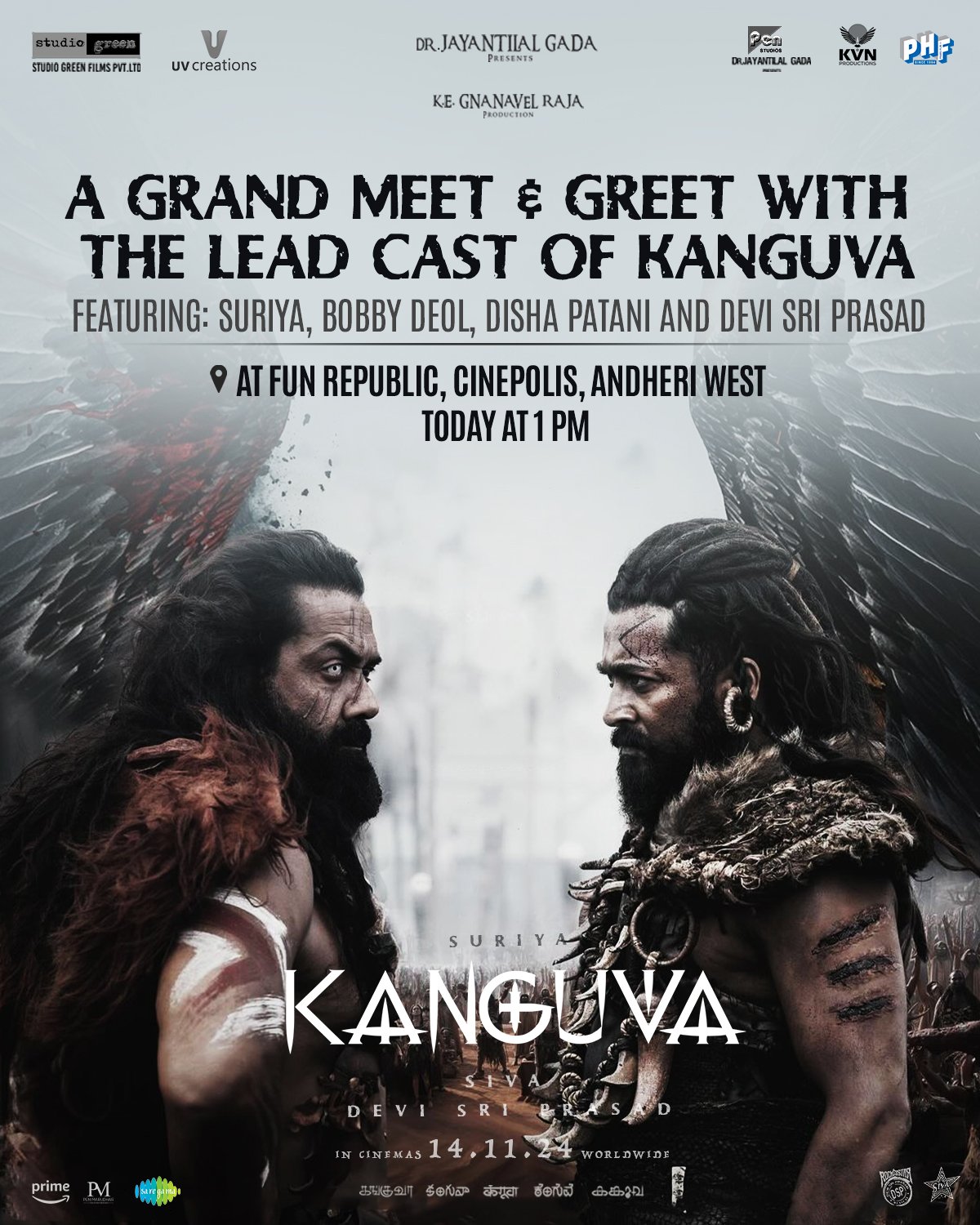 Kanguva: Release Date, Plot, Cast & Crew, OTT Streaming Details,Trailer & More About The Tamil ...