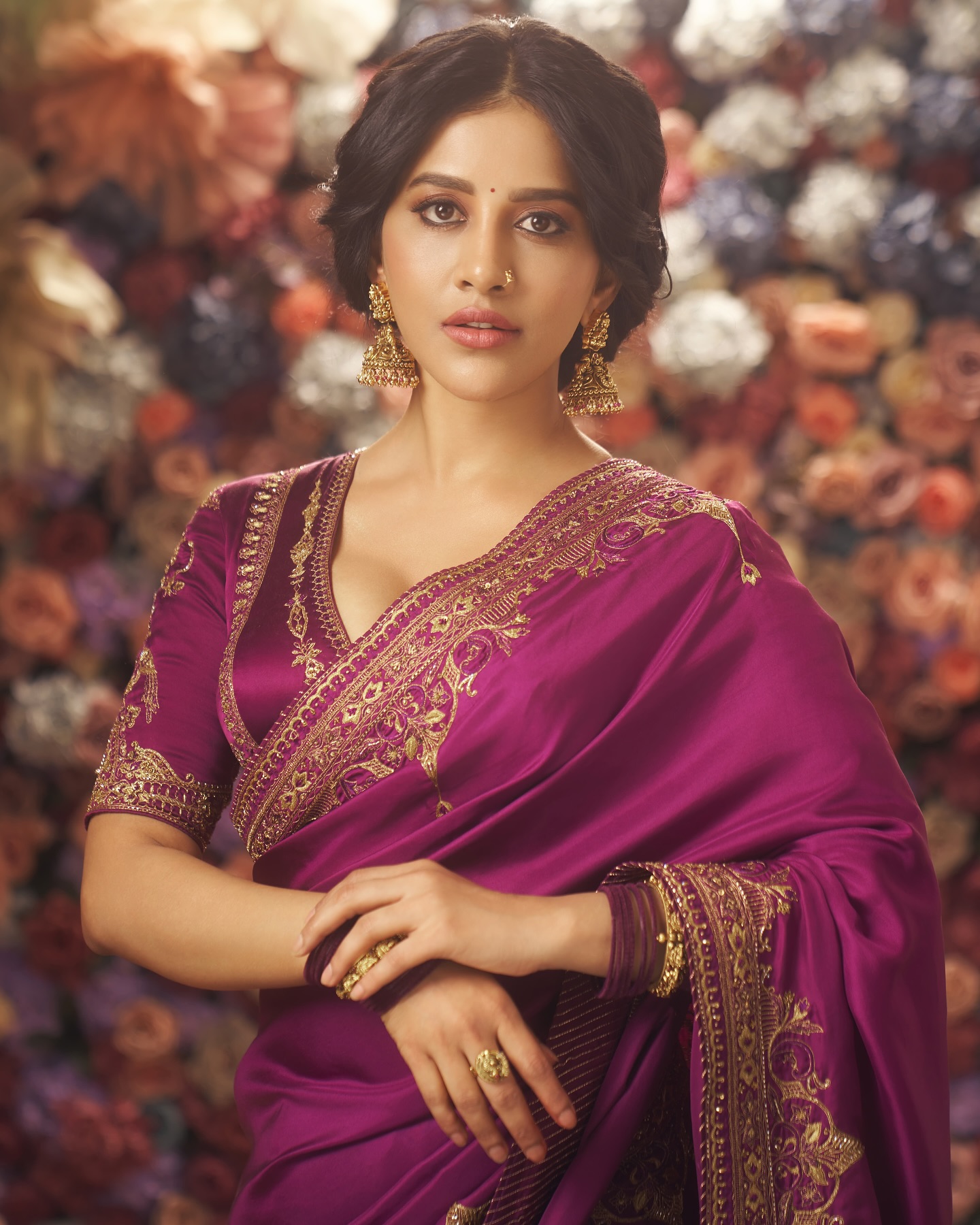 Nabha Natesh Photos| Nabha Natesh Radiates Elegance in Traditional ...