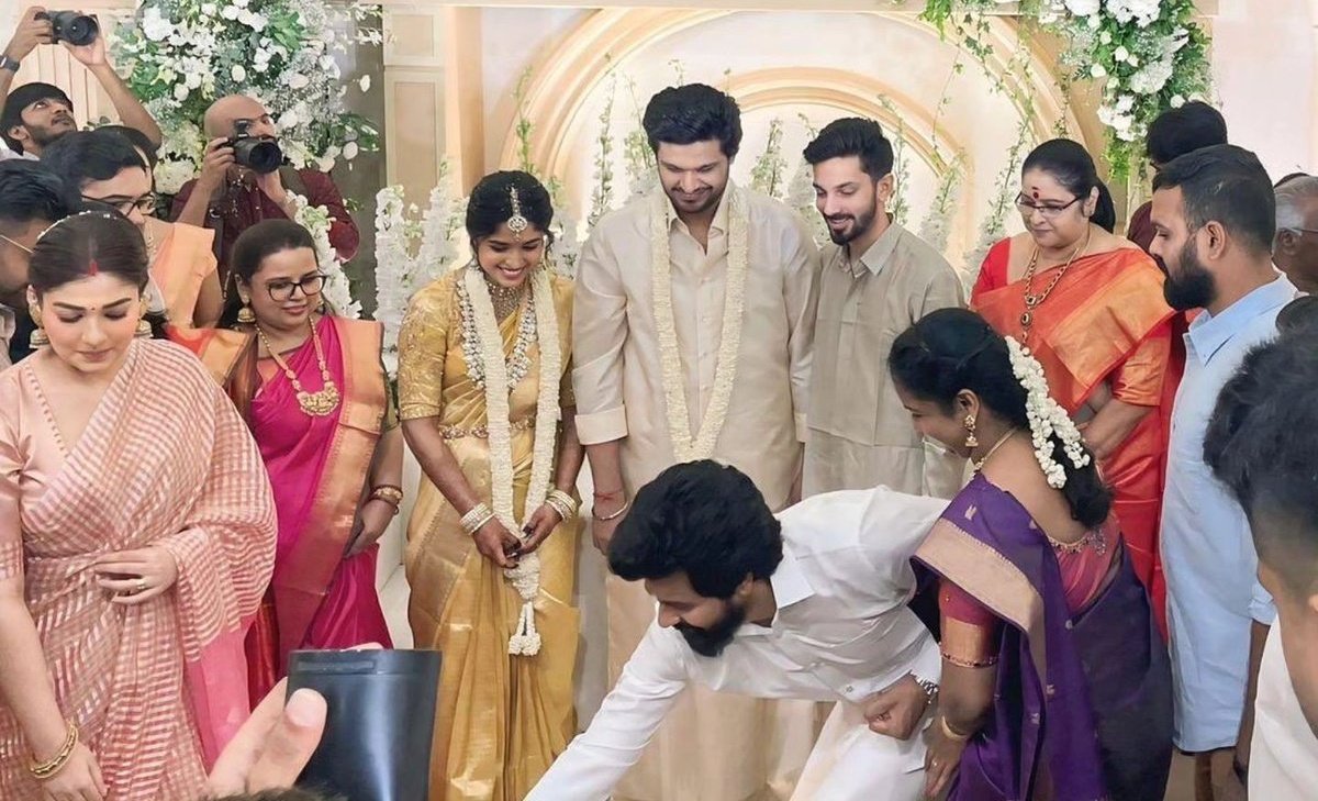 Nayanthara & Vignesh Shivan Attend Producer Aakash Baskaran's Wedding, Dhanush Avoid Nayantara ...
