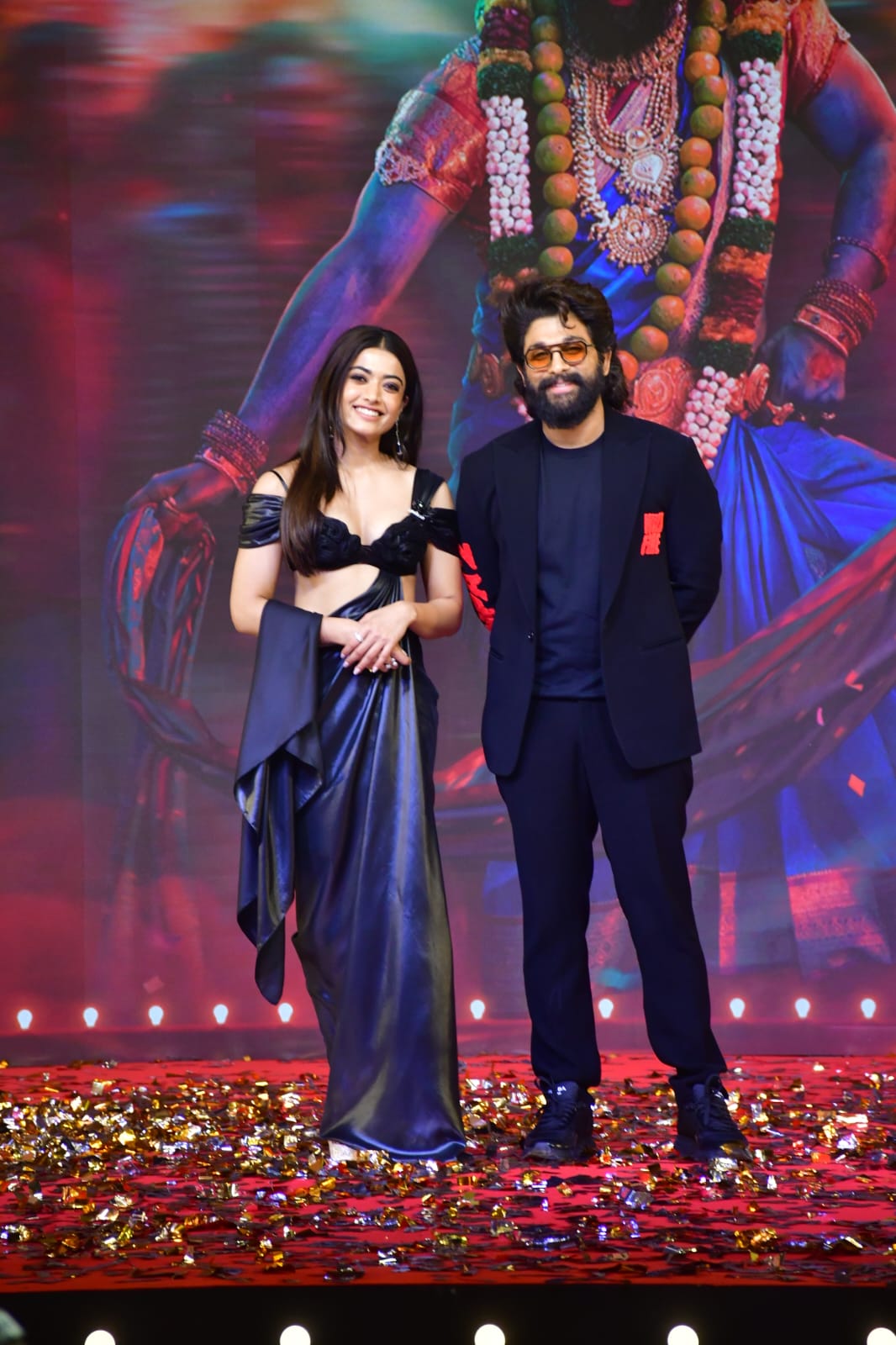 Pushpa 2 Mumbai Event: Rashmika Mandanna's Leather Saree Is Chic And ...