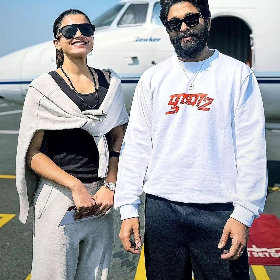 Rashmika Mandanna and Allu Arjun Create Buzz At Patna Airport Before 'Pushpa 2' Trailer Launch ...