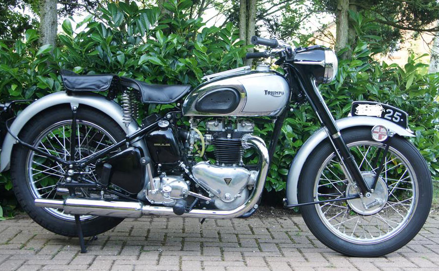 Salman Khan Poses with Salim Khan's First Bike | Triumph Tiger 100 Salman Khan Bike | Triumph ...