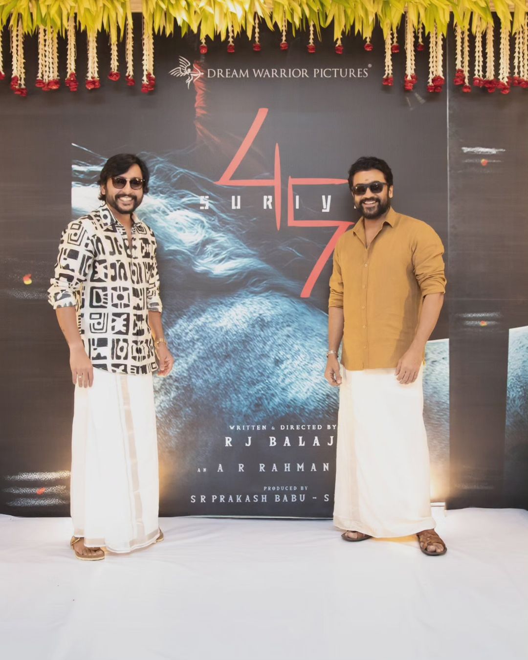 Suriya 45 Movie Pooja : A Blessed Beginning with Grand Pooja Ceremony At Sri Masaniamman Temple ...