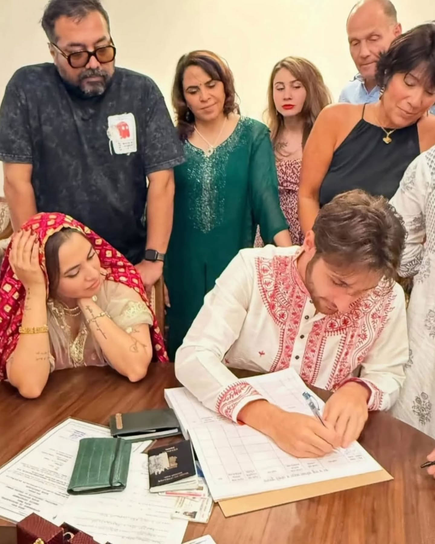 Aaliyah Kashyap and Shane Gregoire's Registration Marriage: See Photos ...