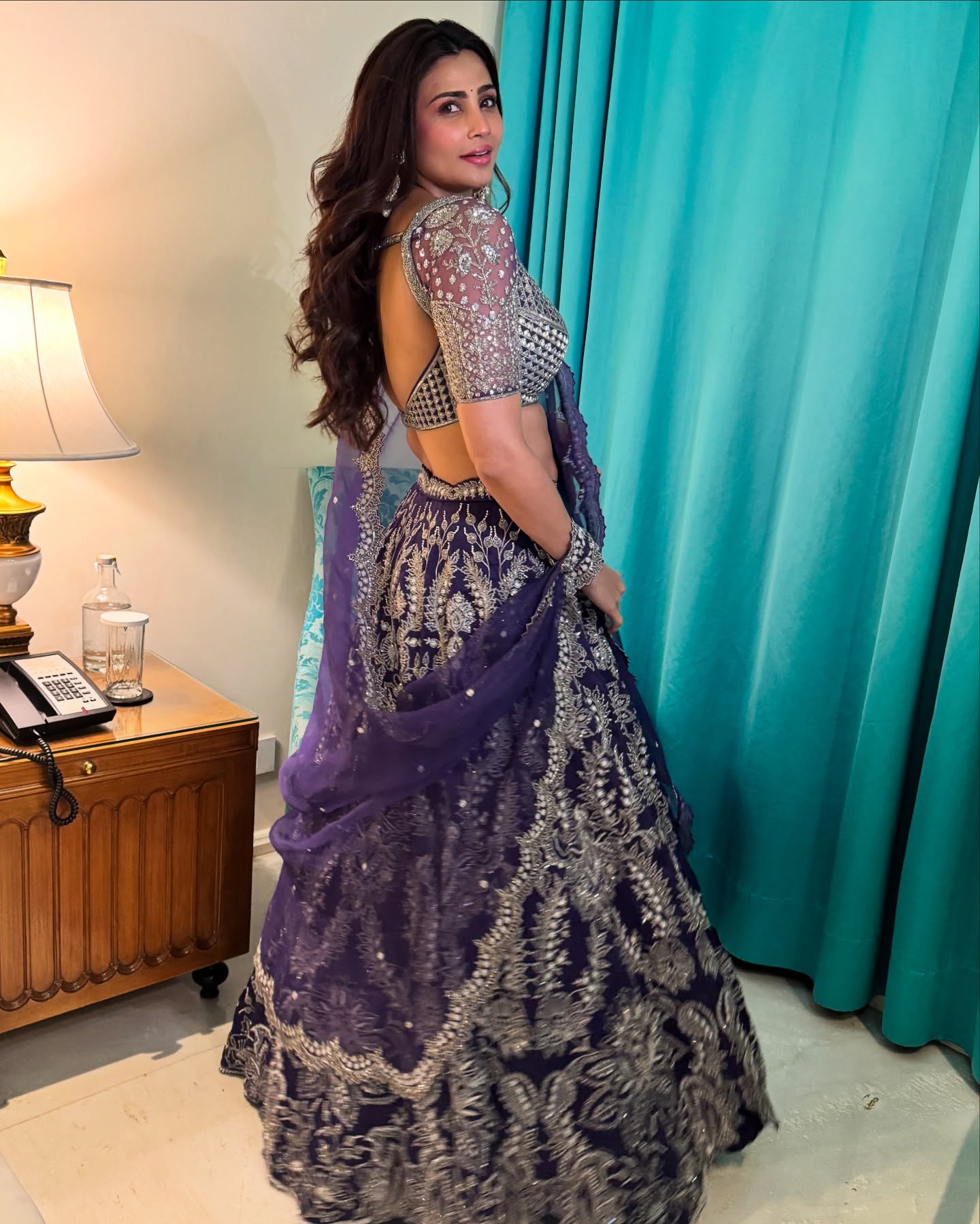 Daisy Shah Shines In Gorgeous Traditional Blue Lehenga; See Photos - Filmibeat