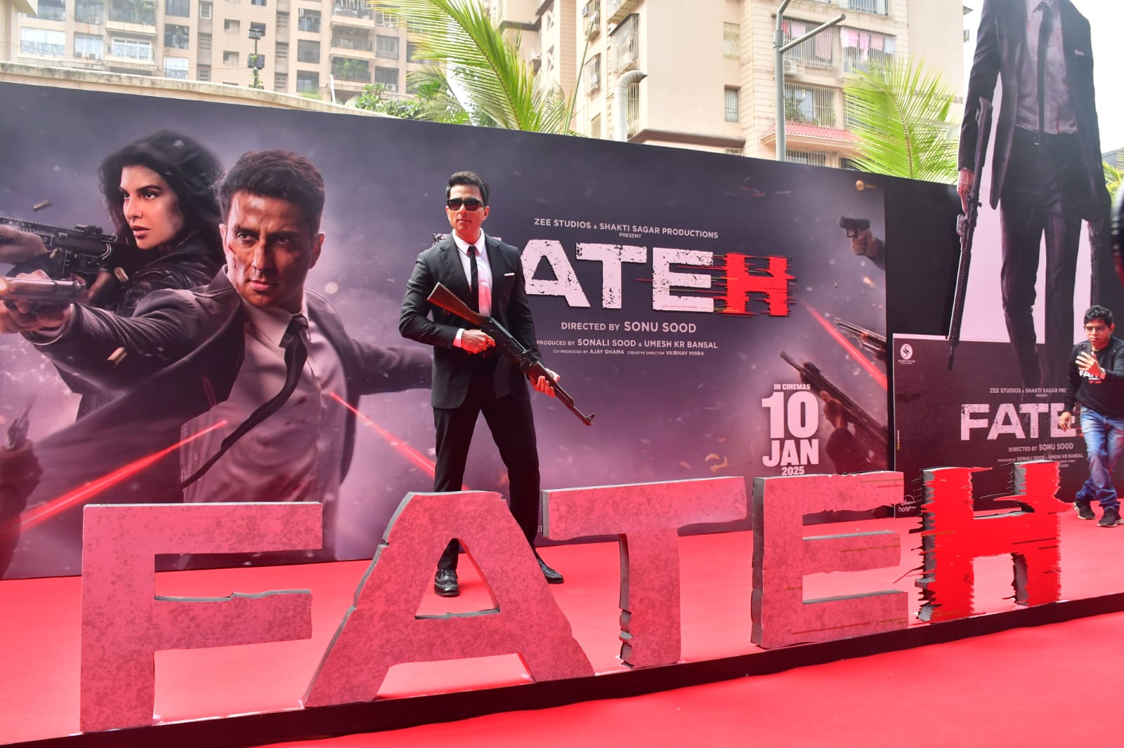 Fateh Trailer Launch: Sonu Sood Makes A Grand Entrance, Jacqueline ...