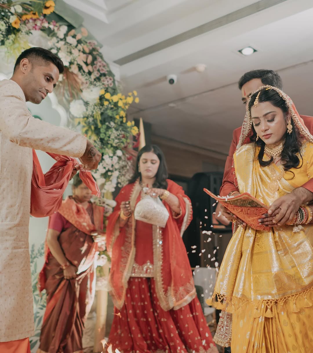 Inside Surya Kumar Yadav's Sister Dinal's Traditional Yet Dreamy ...