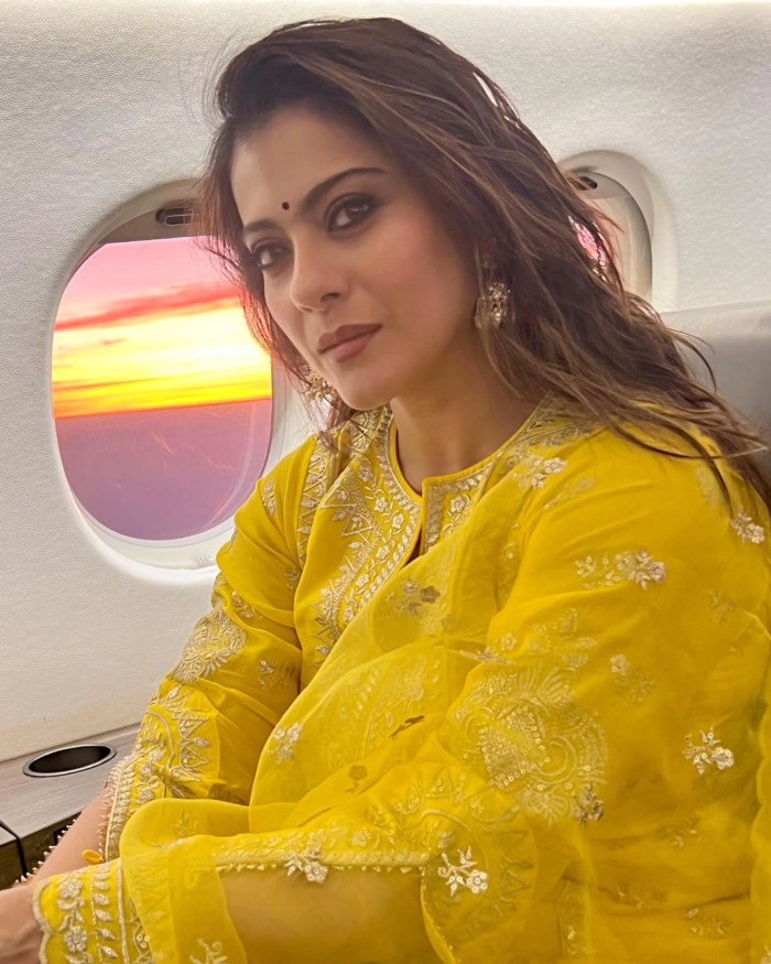 Kajol's Stunning Yellow Suit Photoshoot Evokes 'Suraj Hua Maddham ...