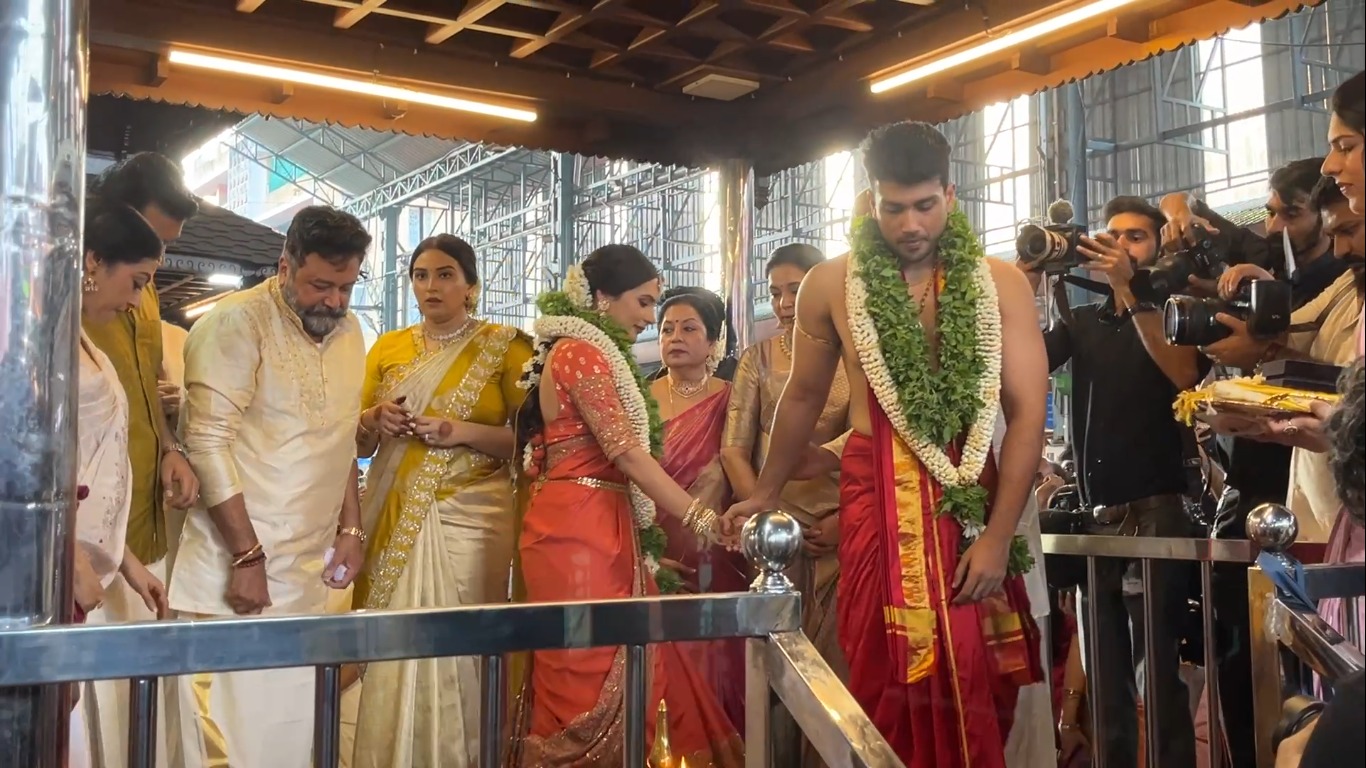 Kalidas Jayaram And Tharuni Kalingarayar's Traditional Wedding At ...