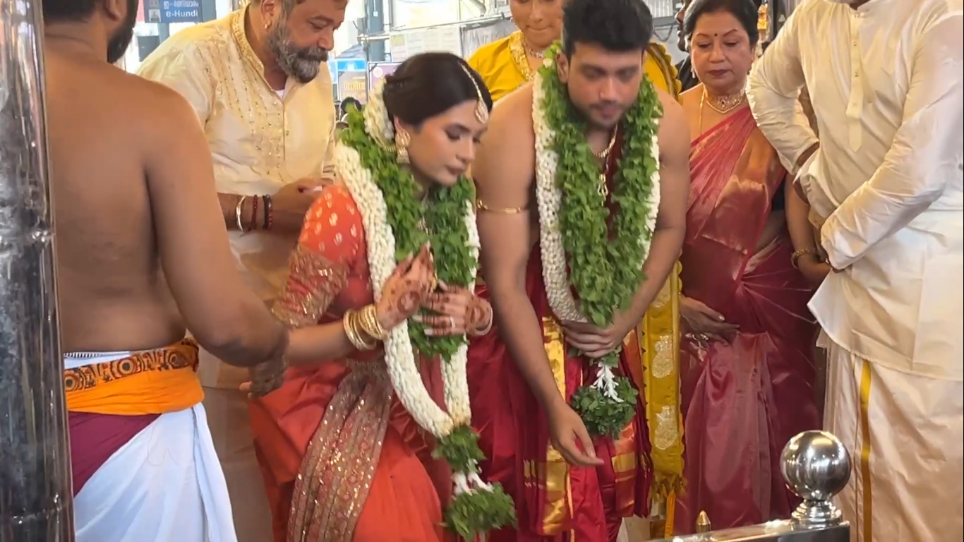 Kalidas Jayaram And Tharuni Kalingarayar's Traditional Wedding At ...