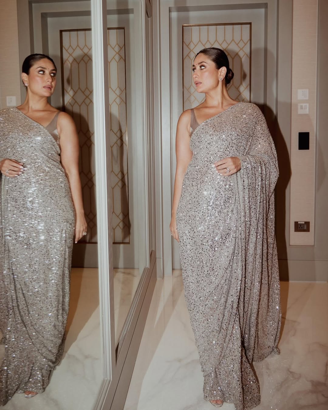 Kareena Kapoor's Sequined Sabyasachi Saree At Filmfare OTT Awards Becomes Internet Favorite For ...