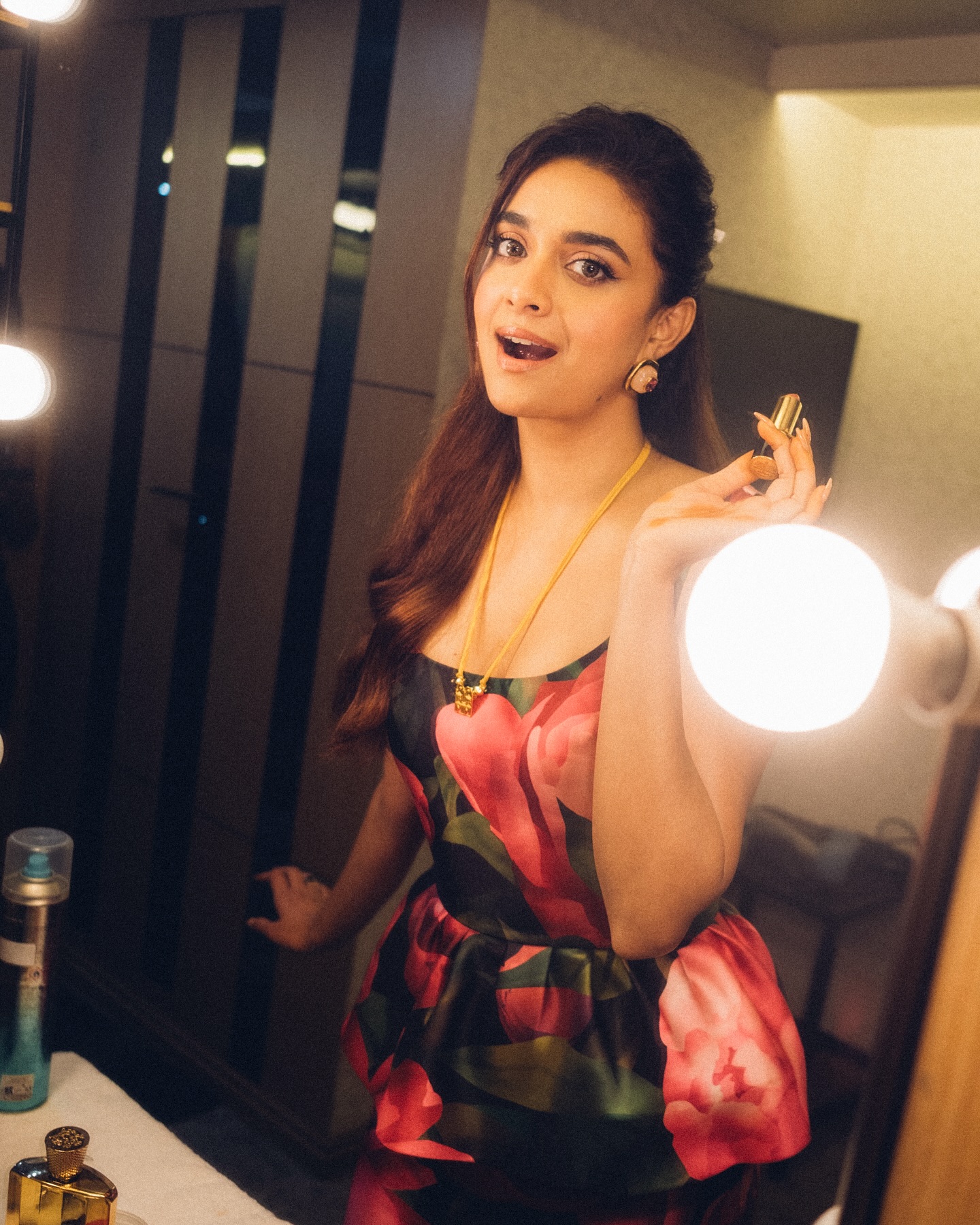 Keerthy Suresh’s Stunning Floral Look from Baby John Promotions - Filmibeat