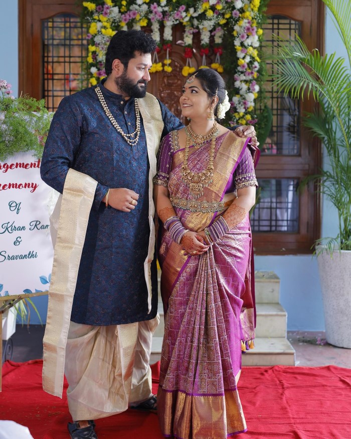Koilamma Star Sravanti Gets Engaged To Actor Sai-Kiran; See Photos ...