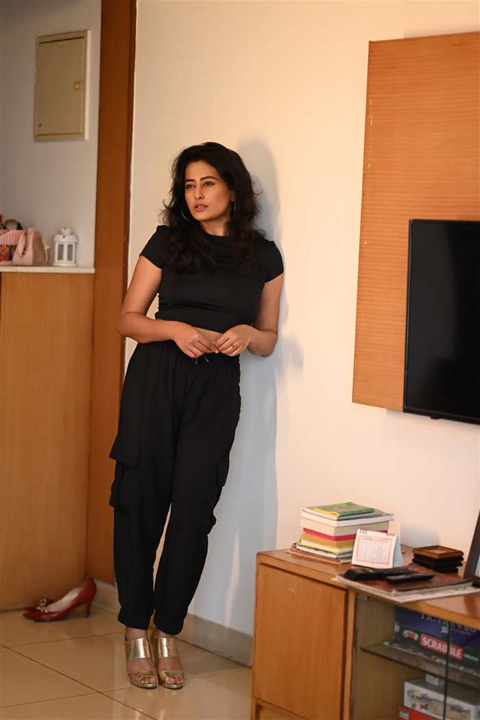Nidhi Subbaiah Stuns In Casual Chic Outfits Ahead Of Kannada Movie UI ...