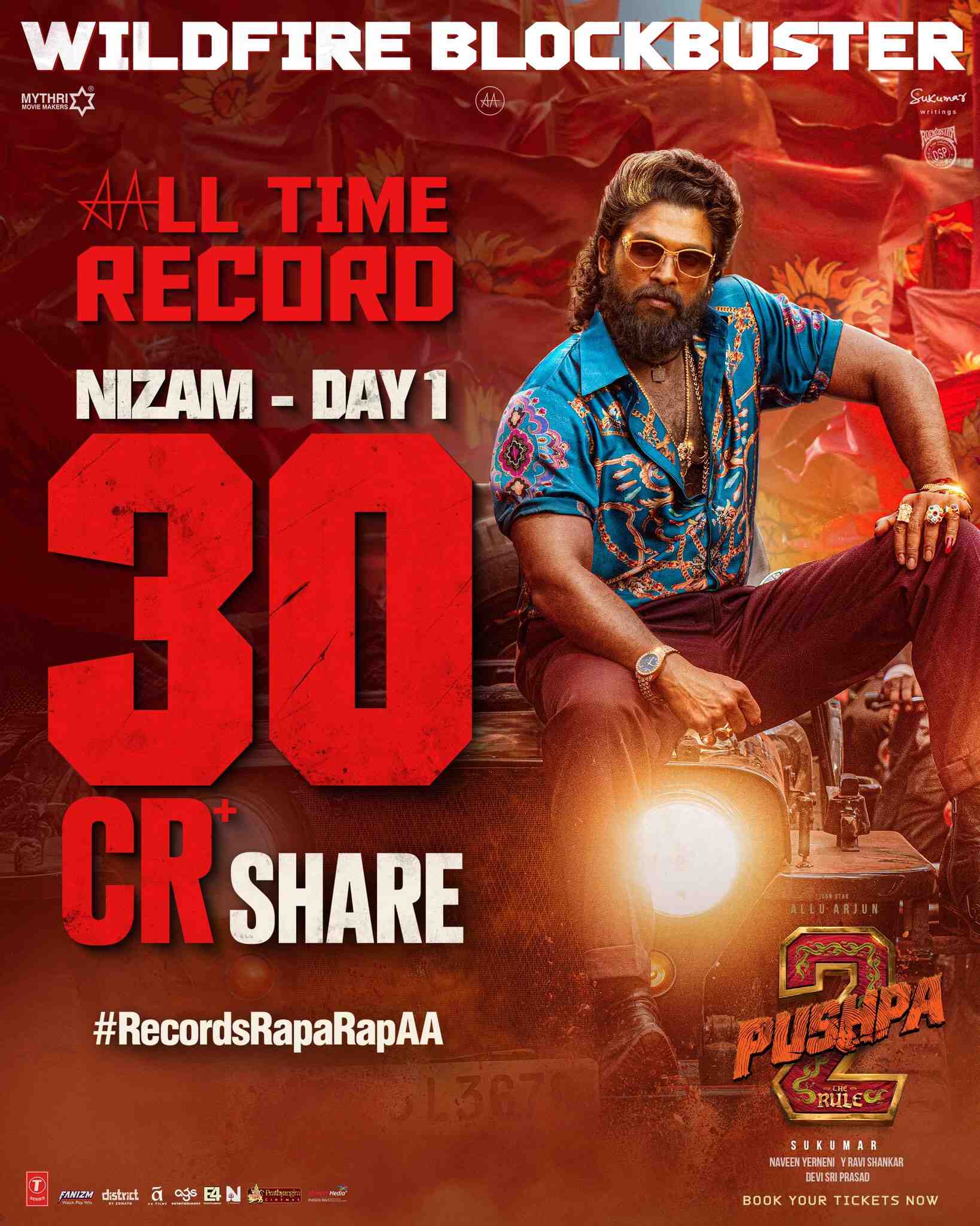 ரப்பா ரப்பா.. புஷ்பா 2 படத்தின் மொத்த வசூல் அதிகாரப்பூர்வ ஏரியா வைஸ் ...