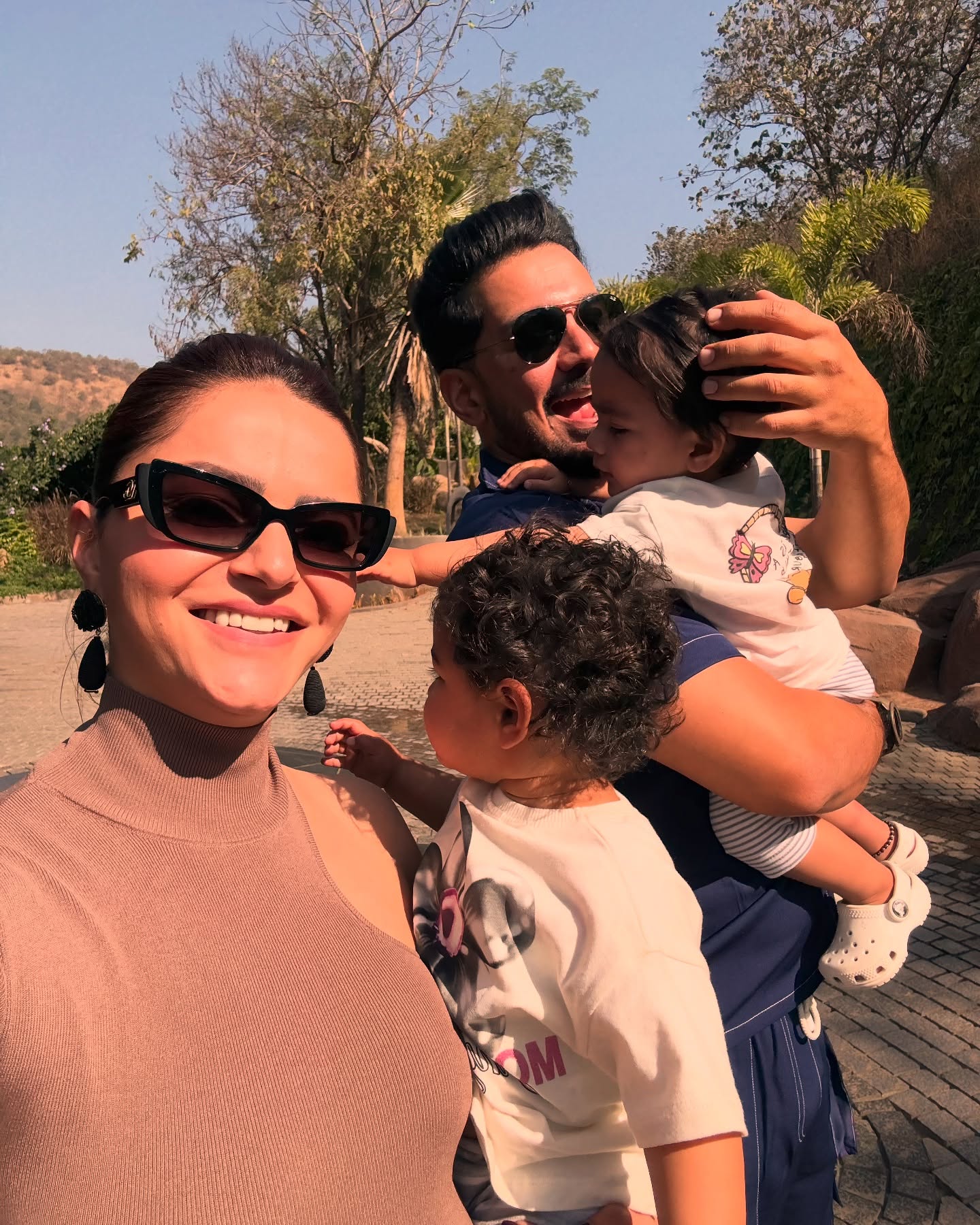 A Picture-Perfect Family Moment with Rubina, Abhinav, and Their Twin ...