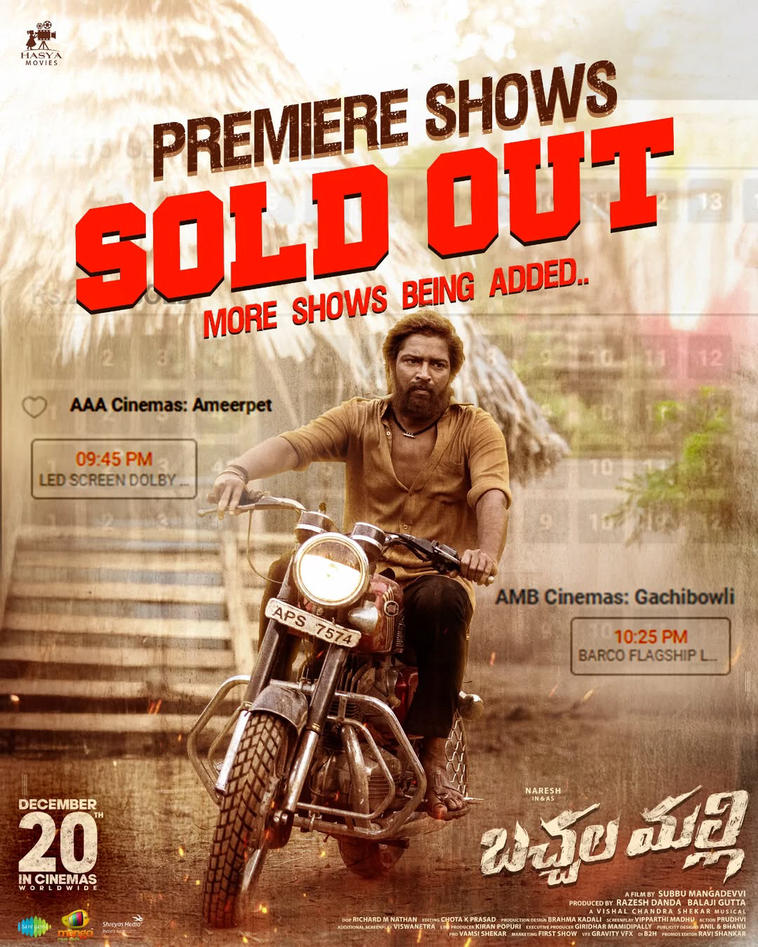 Bachchala Malli OTT Release Date | Allari Naresh And Amritha Aiyer ...