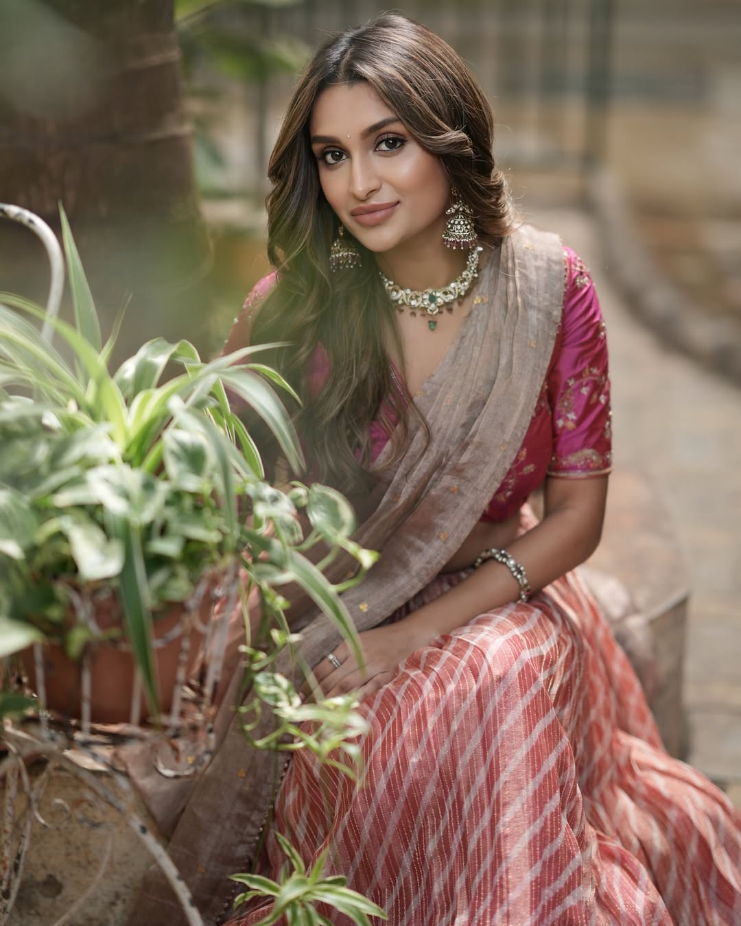 Dhanya Ramkumar Stuns in Traditional Ethnic Ensemble Makara Sankranti 2025 - Filmibeat