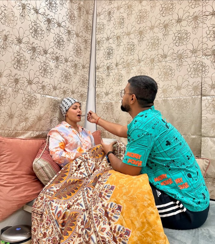 Hina Khan Pens Heartfelt Note To Boyfriend Rocky Jaiswal During Cancer Treatment - Filmibeat