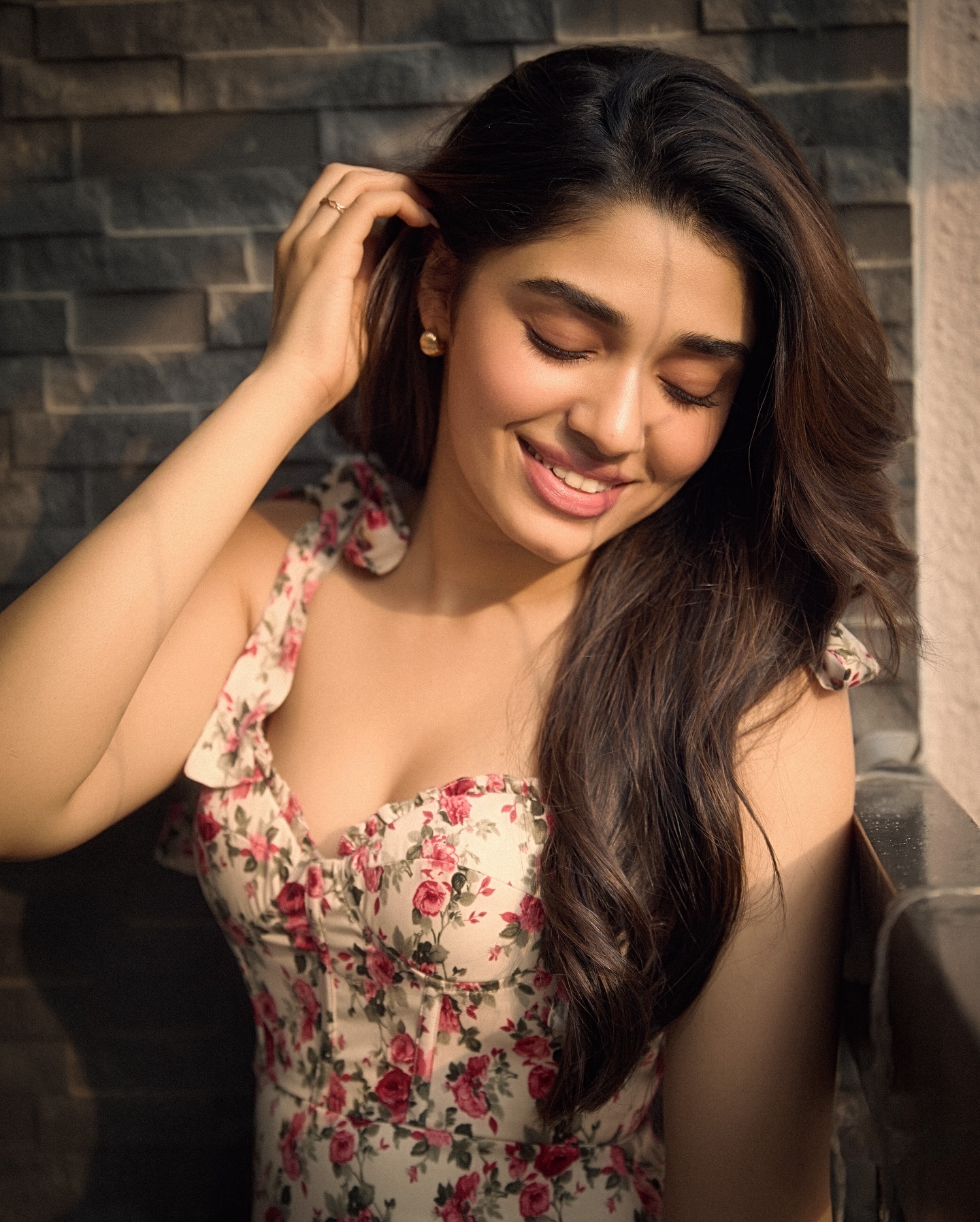 Krithi Shetty's Stunning Floral Dress and Effortless Fashion Sense - Filmibeat