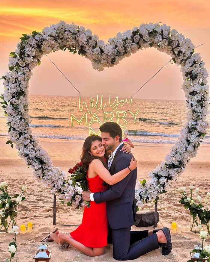 Megha Chakraborty's Dreamy Wedding Proposal with Sahil Phull - Filmibeat