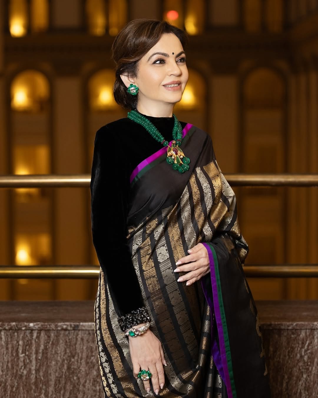 Mrs. Nita Ambani Shines at Private Reception in Washington with Elegant ...