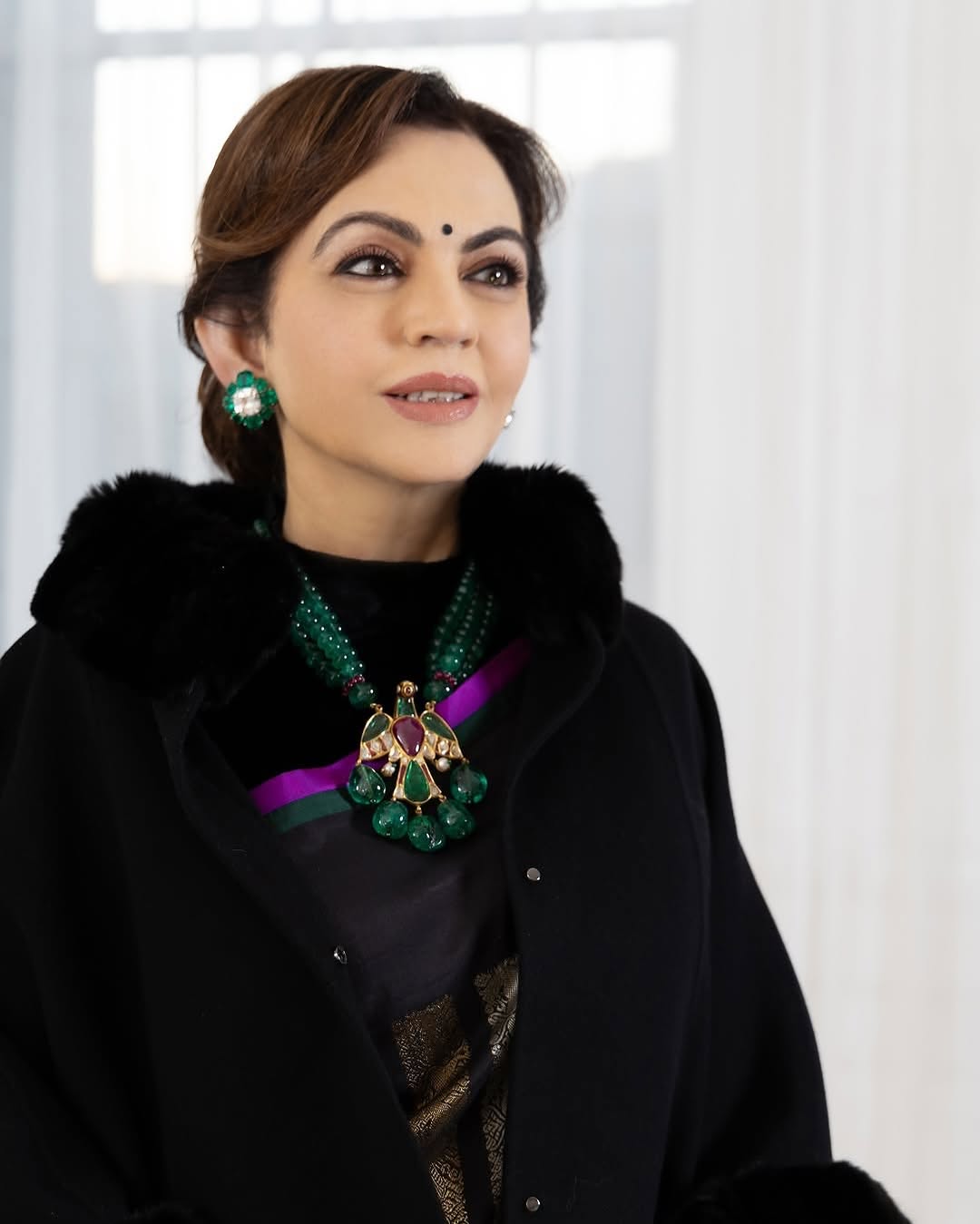 Mrs. Nita Ambani Shines at Private Reception in Washington with Elegant ...