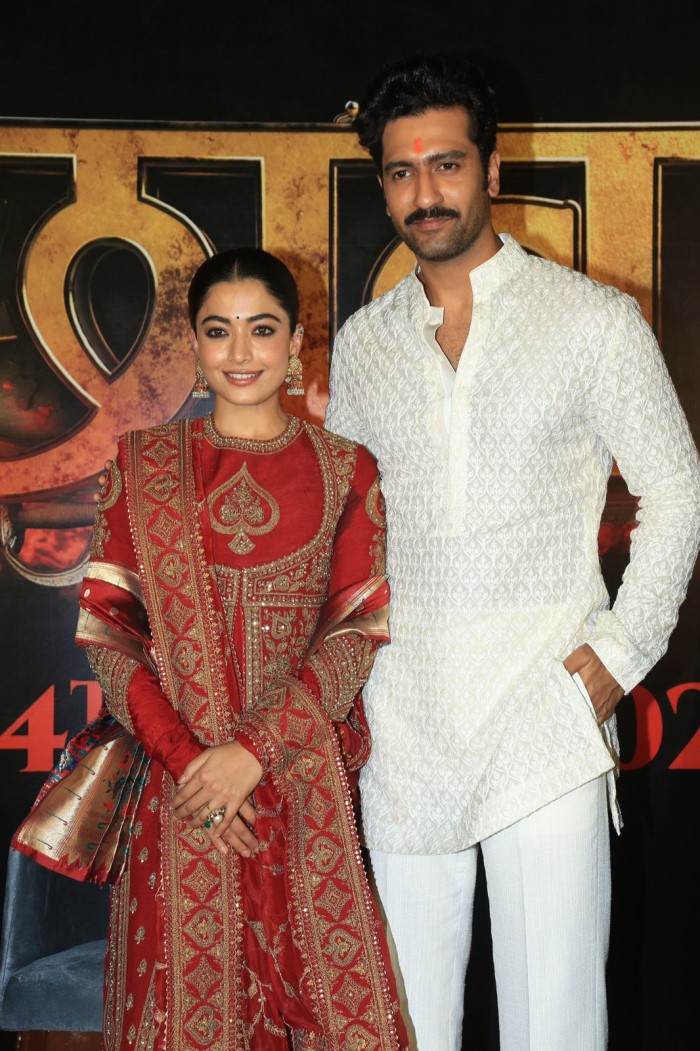 Rashmika Mandanna And Vicky Kaushal Shine At Chhaava Trailer Launch ...