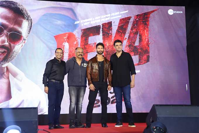 Shahid Kapoor Launches Deva Movie Trailer In Mumbai - Filmibeat