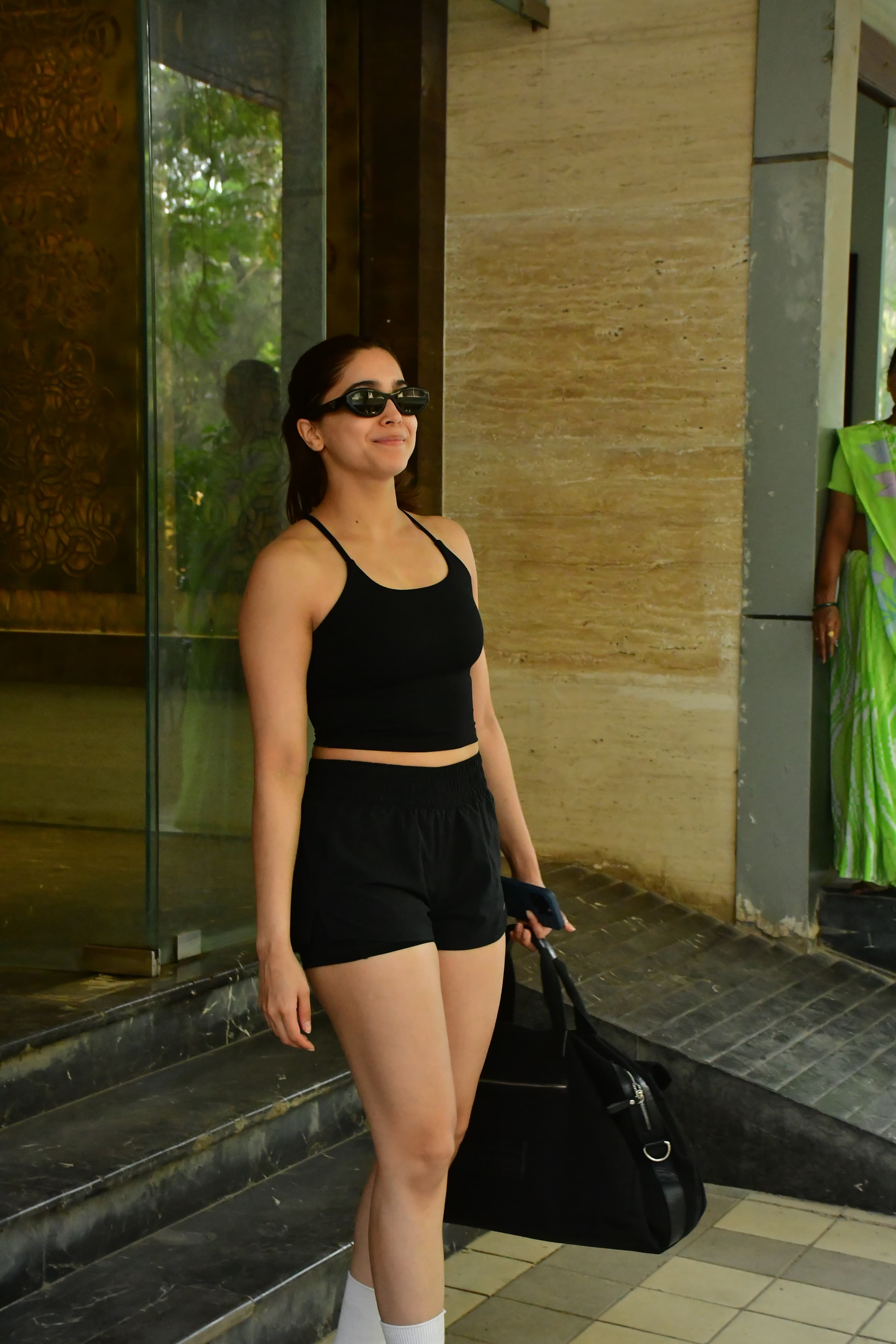 Sharvari Wagh's Post-Workout Glow: Fitness and Style at Juhu - Filmibeat