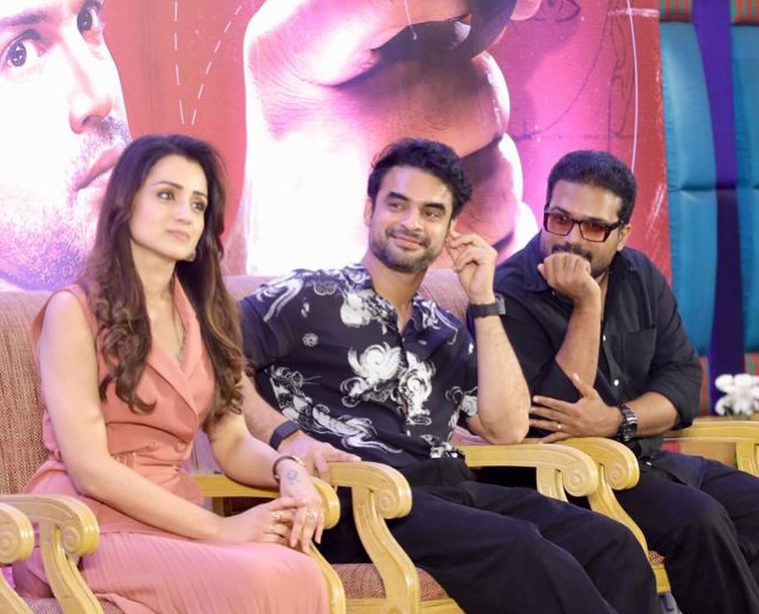 Trisha Krishna, Aju Varghese & Vinay Rai At "Identity" Movie Press Meet In Chennai - Filmibeat