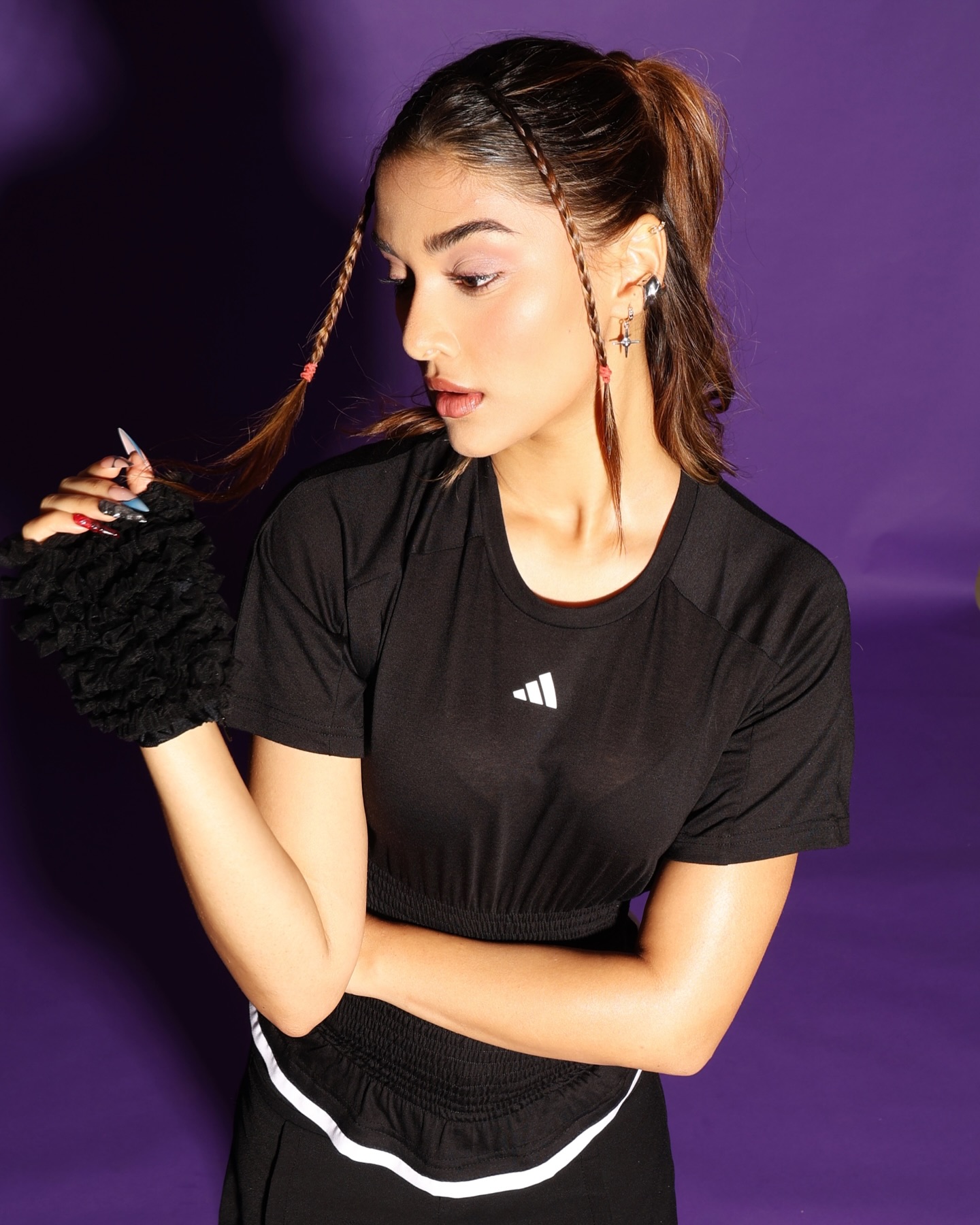 Actress Saiee M Manjrekar's Latest Photoshoot In Sporty Chic Look ...