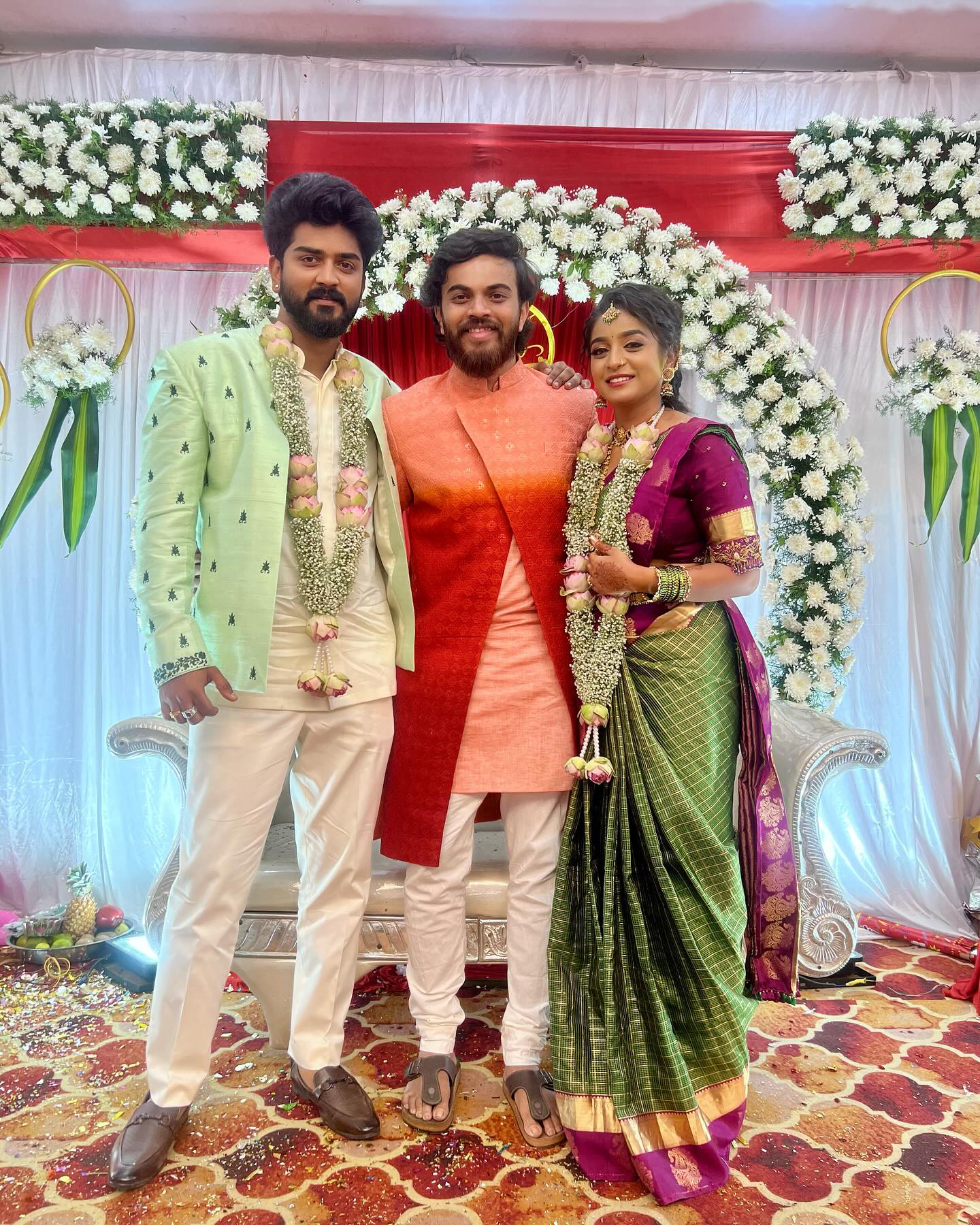 Bigg Boss Fame Bro Gowda Gets Engaged To Meghana: See Photos - Filmibeat