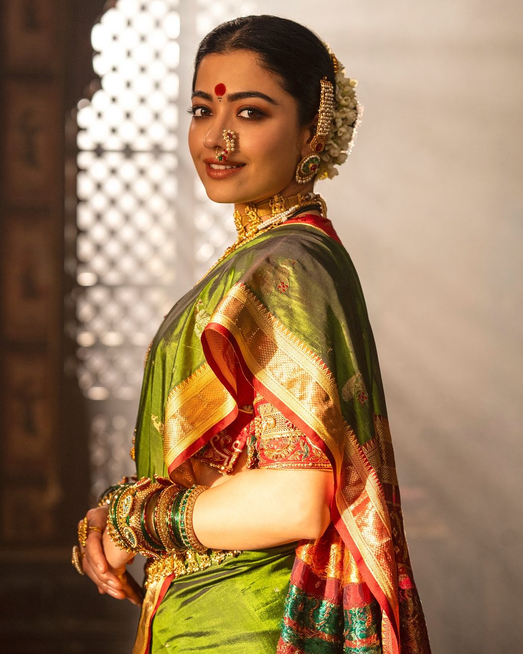 In Pics : Rashmika Mandanna's Journey to Playing Maharani Yesubai ...