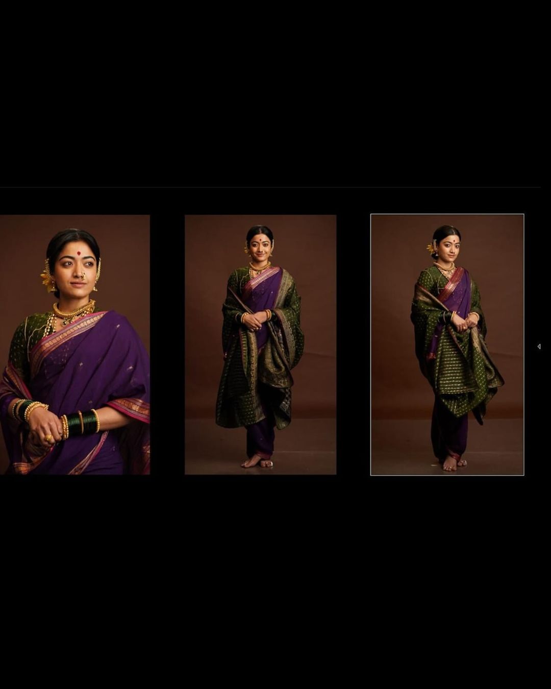 In Pics : Rashmika Mandanna's Journey to Playing Maharani Yesubai ...